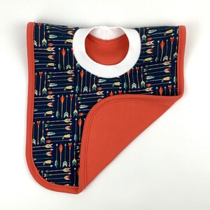 Pull Over Head Bib, Reversible Pullover Baby or Toddler Bib Made of ...
