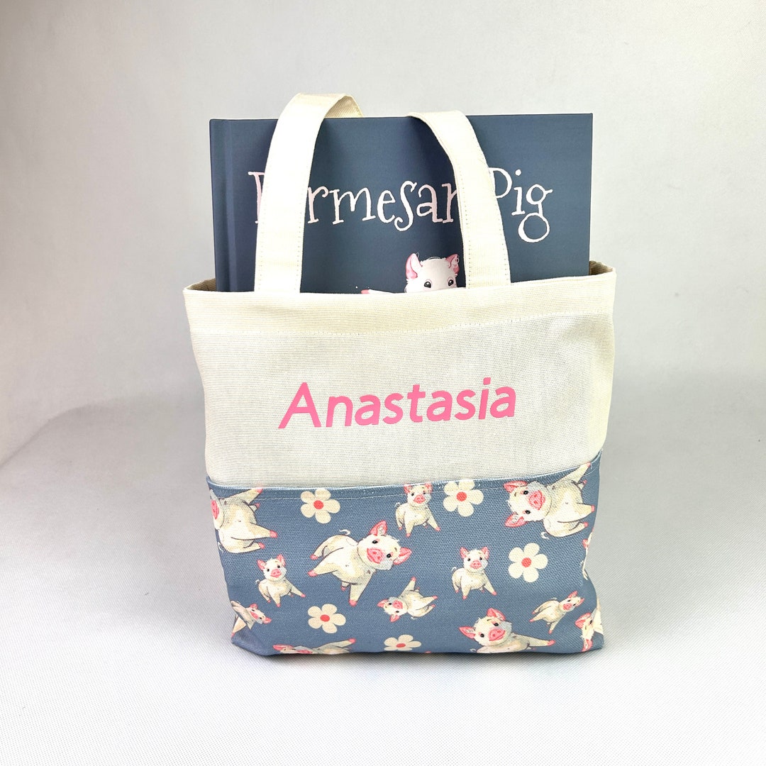 Children's Book With Matching Canvas Bag, Parmesan Pig Book, an ...