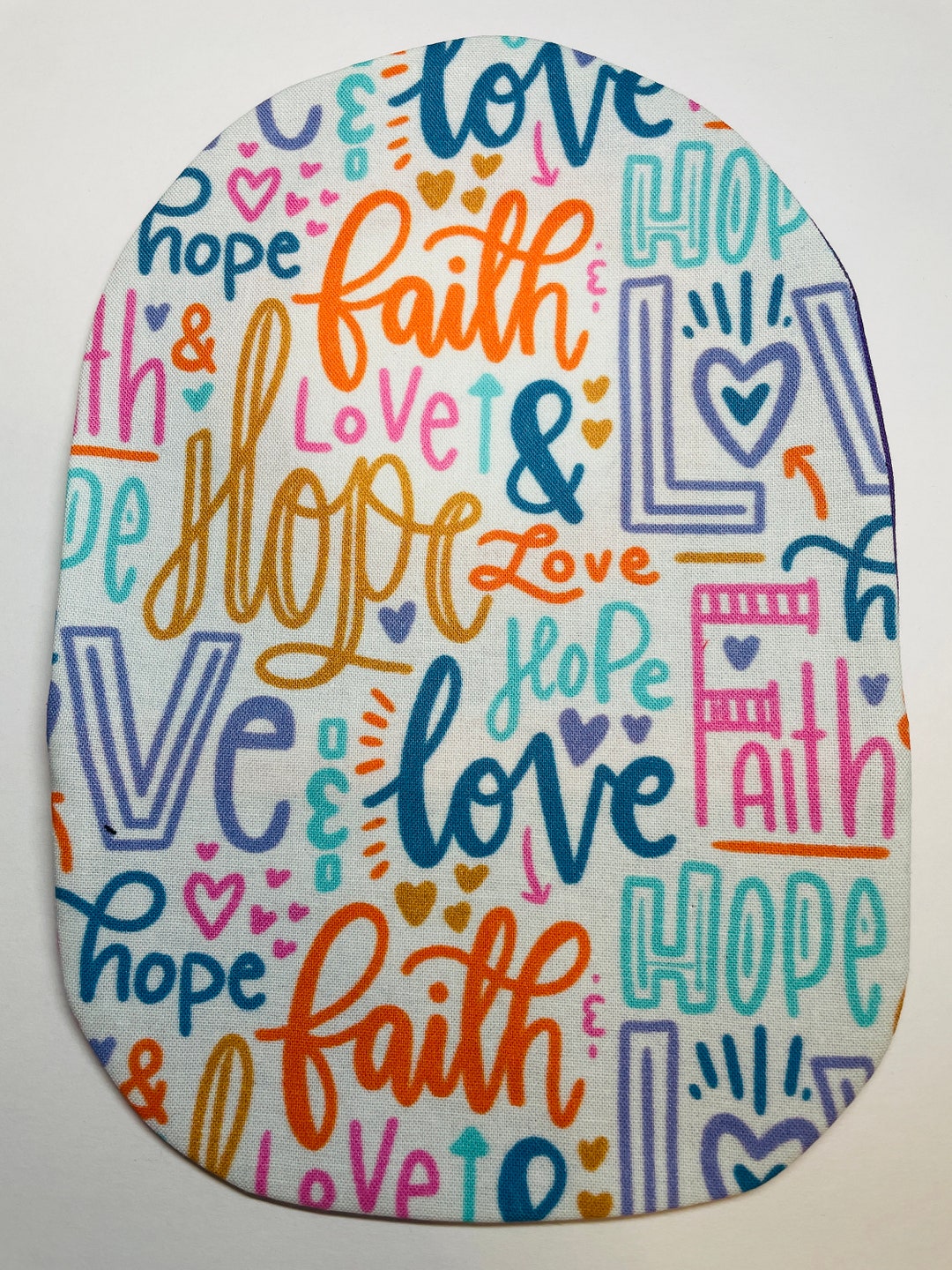 Custom Sizing! Faith Love & Hope Ostomy Bag Cover - Etsy