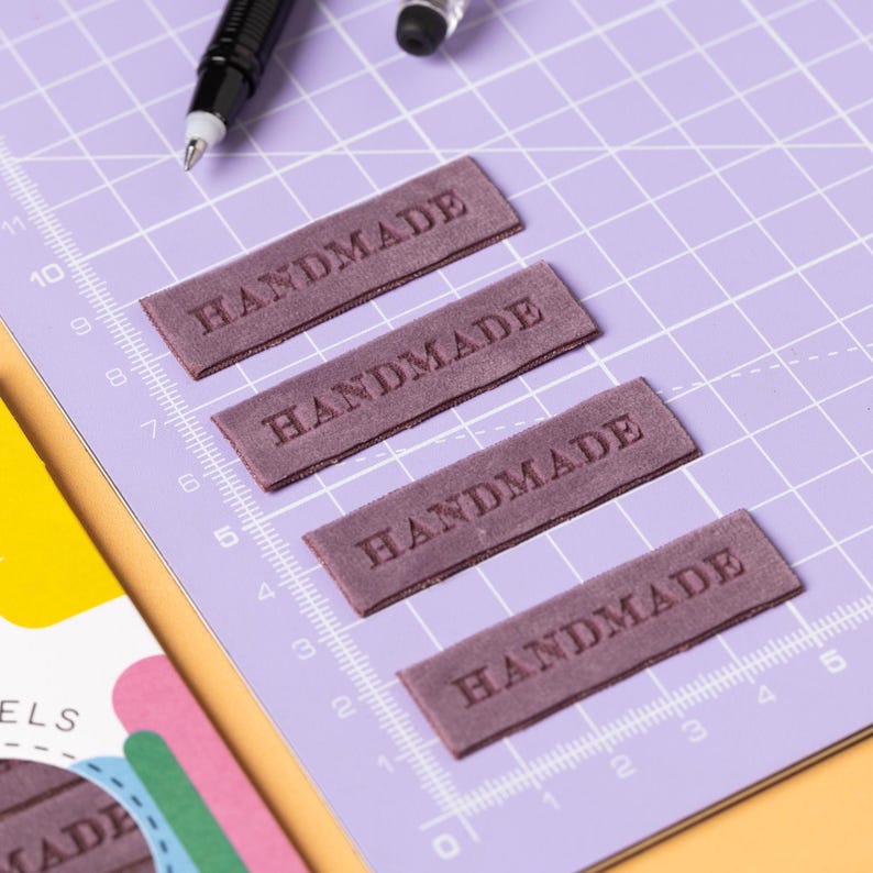 HANDMADE - 4 Pack - VELVET Sewing Labels for Clothes and Gifts - Etsy