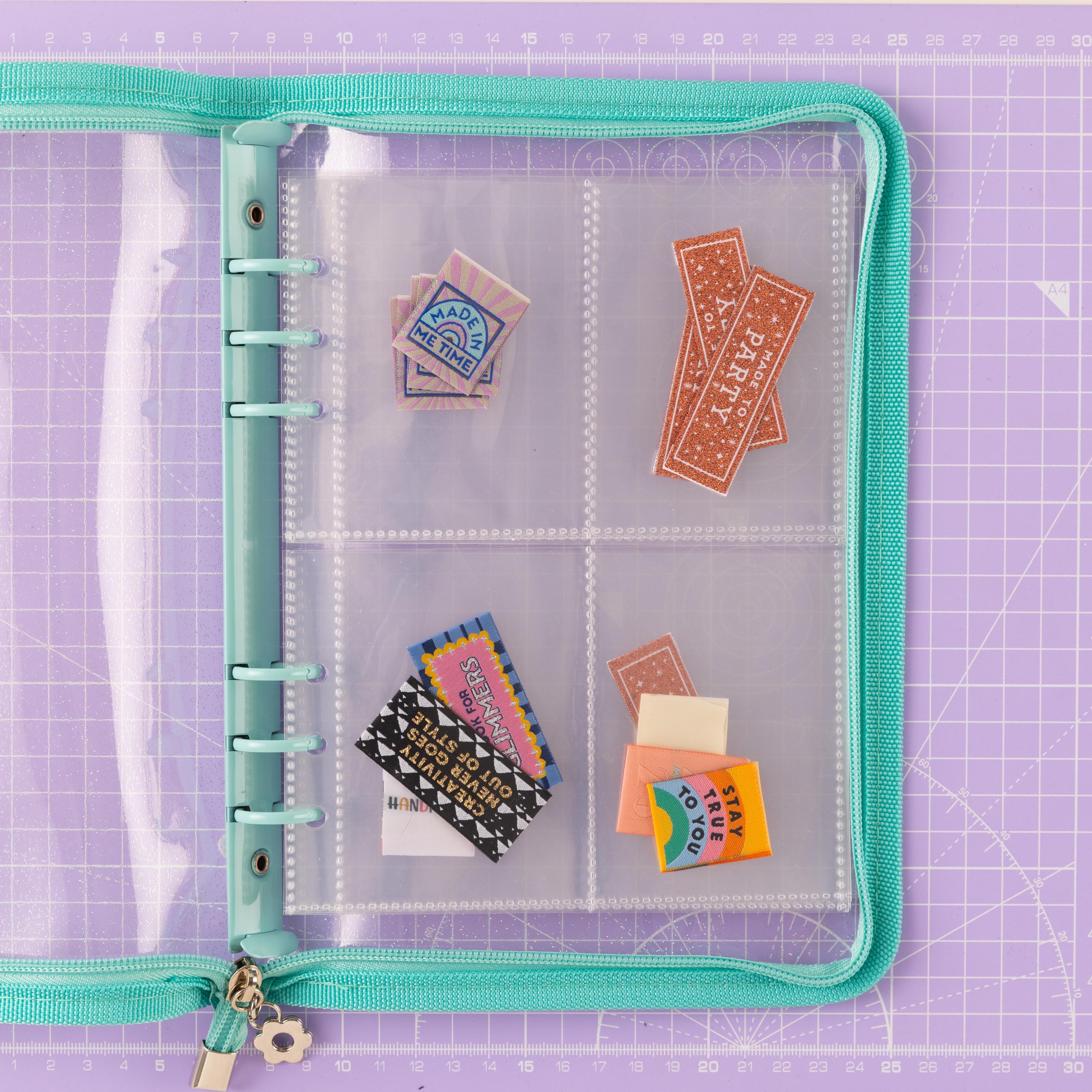 LABEL STASH FOLDER *green* - Sewing Labels & Notions Organiser - Etsy