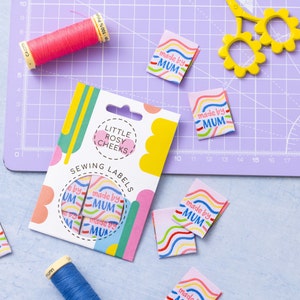 MADE BY MUM Pack of 6 Sewing Labels - Etsy