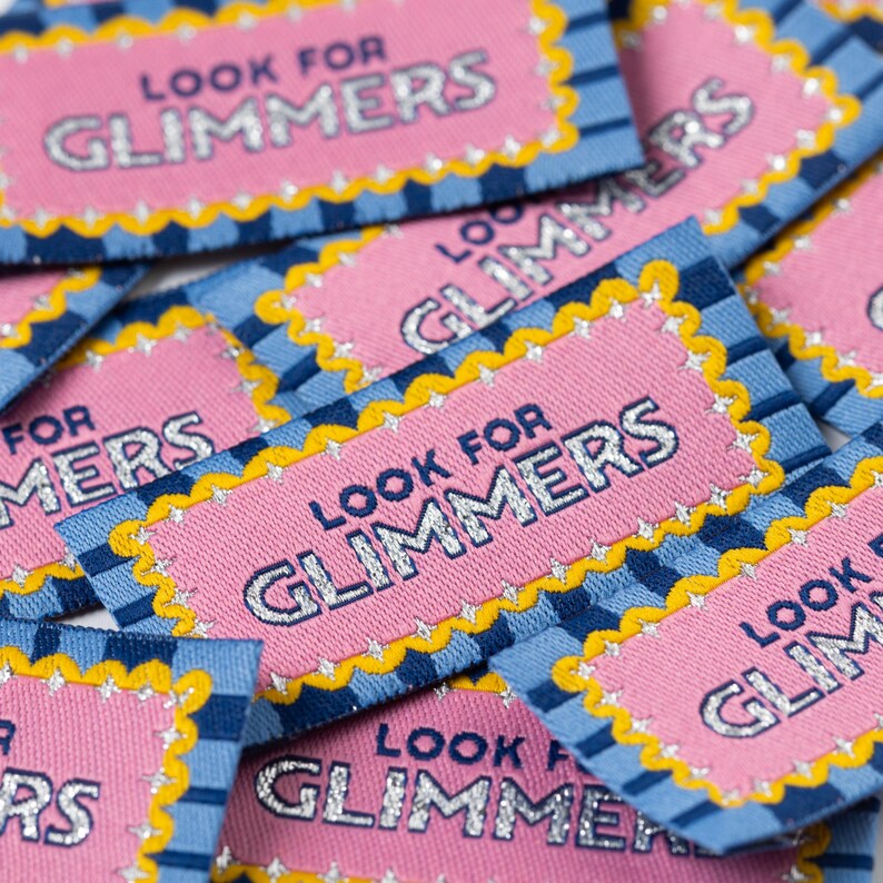 LOOK FOR GLIMMERS - 6 Pack - Sewing Labels for Clothes and Gifts - Etsy