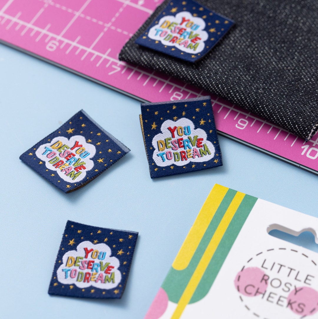 YOU DESERVE to DREAM - 6 Pack - Sewing Labels for Clothes and Gifts - Etsy
