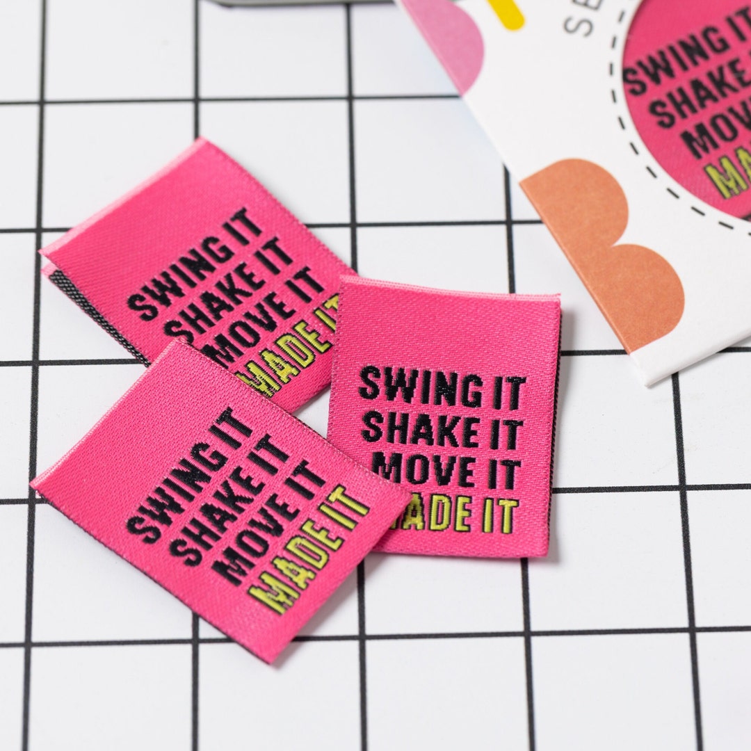 SWING IT - 6 Pack - Sewing Labels for Clothes and Gifts - Etsy