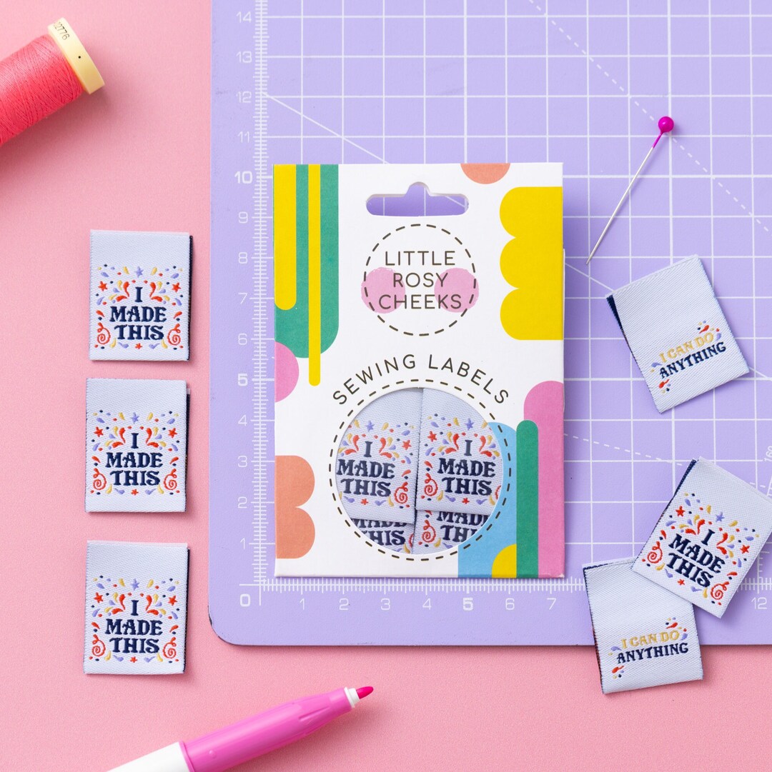 I MADE THIS - I Can Do Anything - 6 Pack - Sewing Labels for Clothes ...