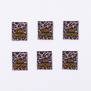 I AM UNIQUE 2.0 Pack of 6 Sewing Labels - Etsy