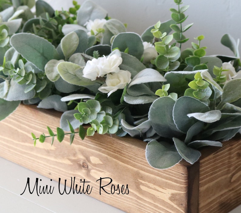 Wooden Centerpiece Box Set includes Floral & Candle Holders - Etsy