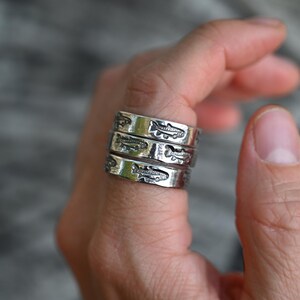 Sterling Silver Trout Fish Ring - Etsy