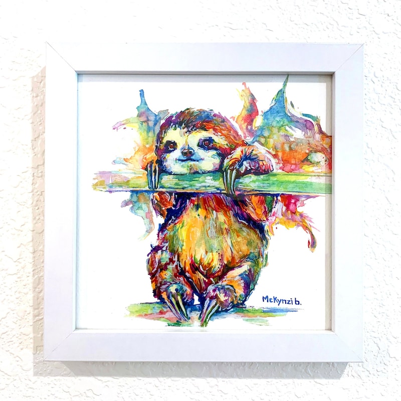 Sloth Painting - Etsy