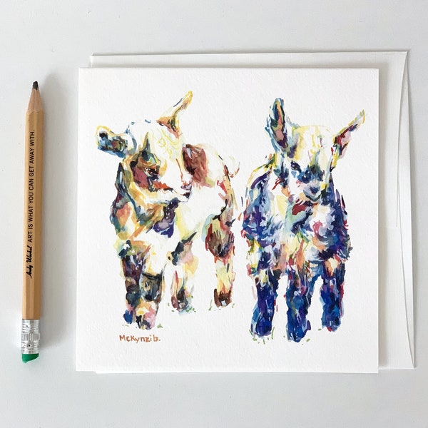 Goat Greeting Cards - Etsy