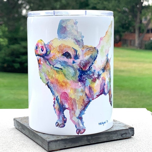 Flying Pig Painting Modern Farmhouse Decor Highest Quality - Etsy