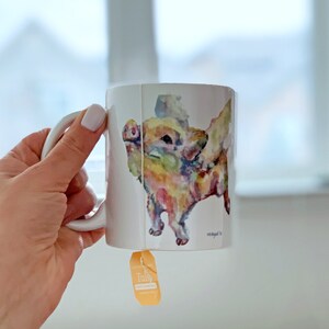 Flying Pig Mug - Pig Coffee Mug - Colorful Watercolor Art - Flying Pig ...