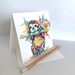 Happy Sloth Greeting Card Rainbow Sloth Card, Blank Greeting Card ...