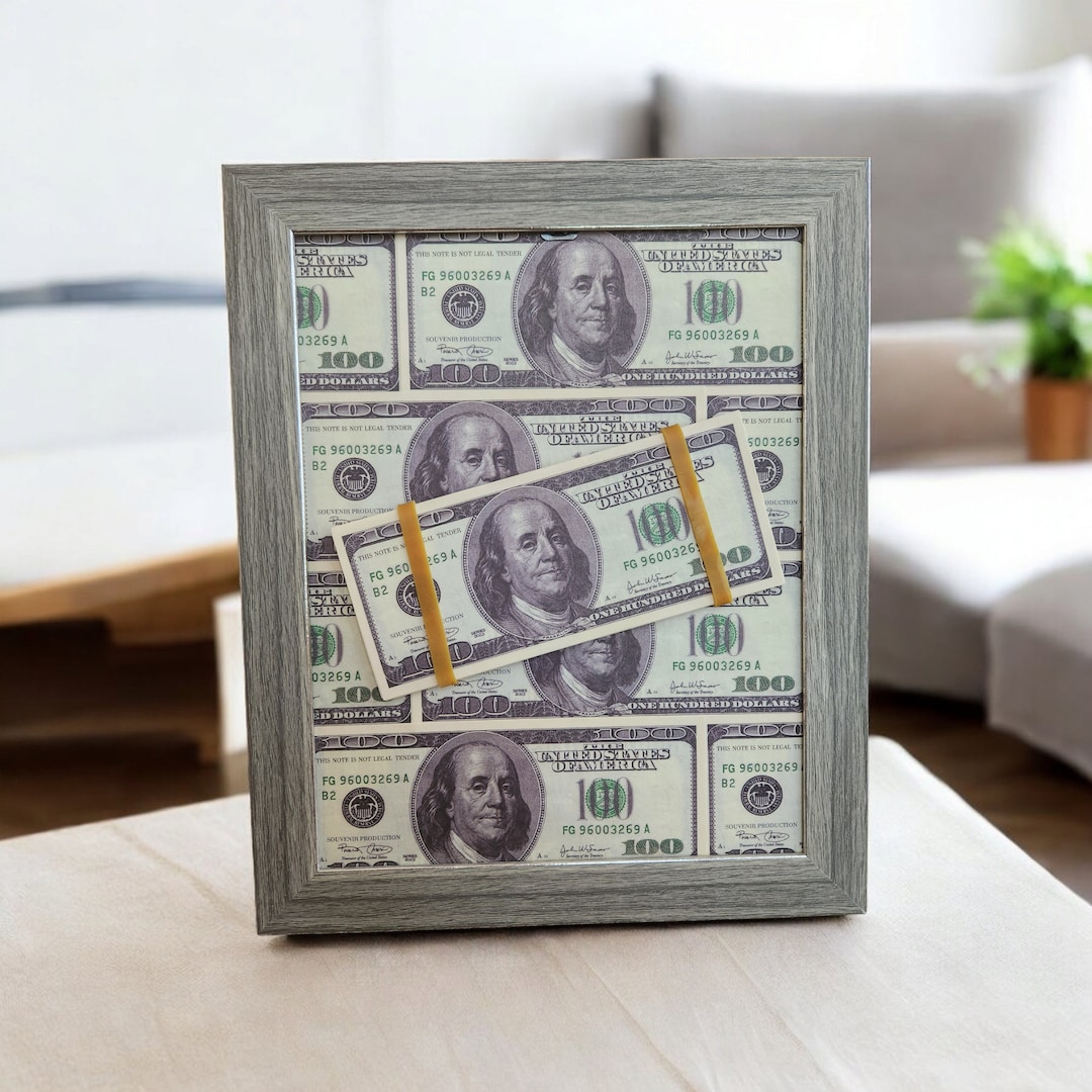 Handmade Prop Money Frame - Currency Wall Art for Home & Office ...