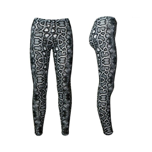 Snake Print Leggings - Etsy