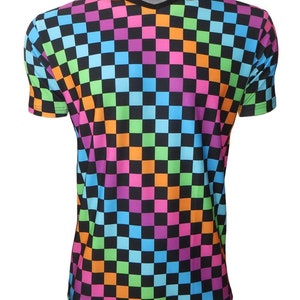 Men's Rainbow Multicolour Checker Board Checker Squares - Etsy UK