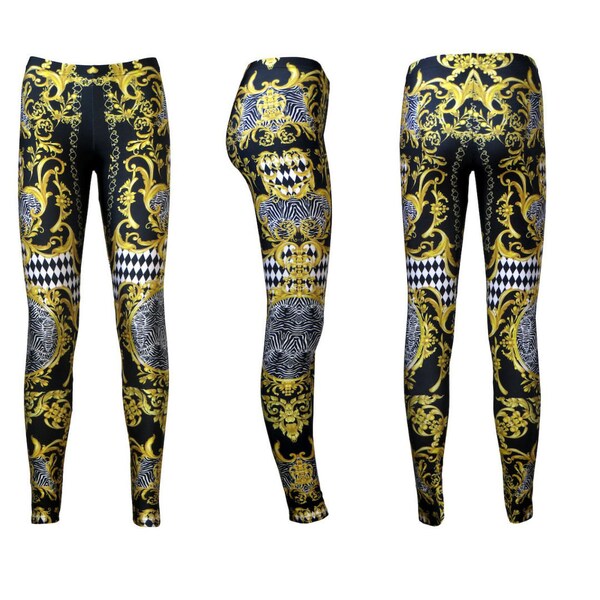 Gold Leggings - Etsy