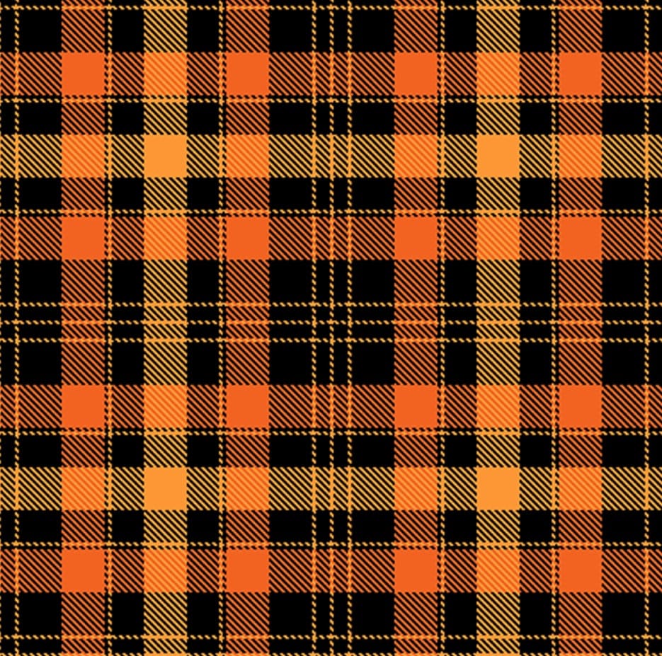 Orange Plaid Textures