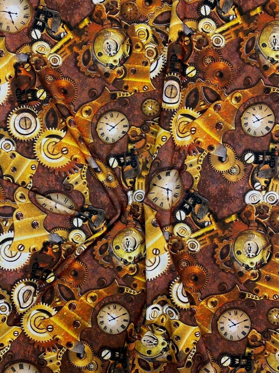 Victorian Traditional Steampunk Machine Cogs Clock Print 4 Way | Etsy UK