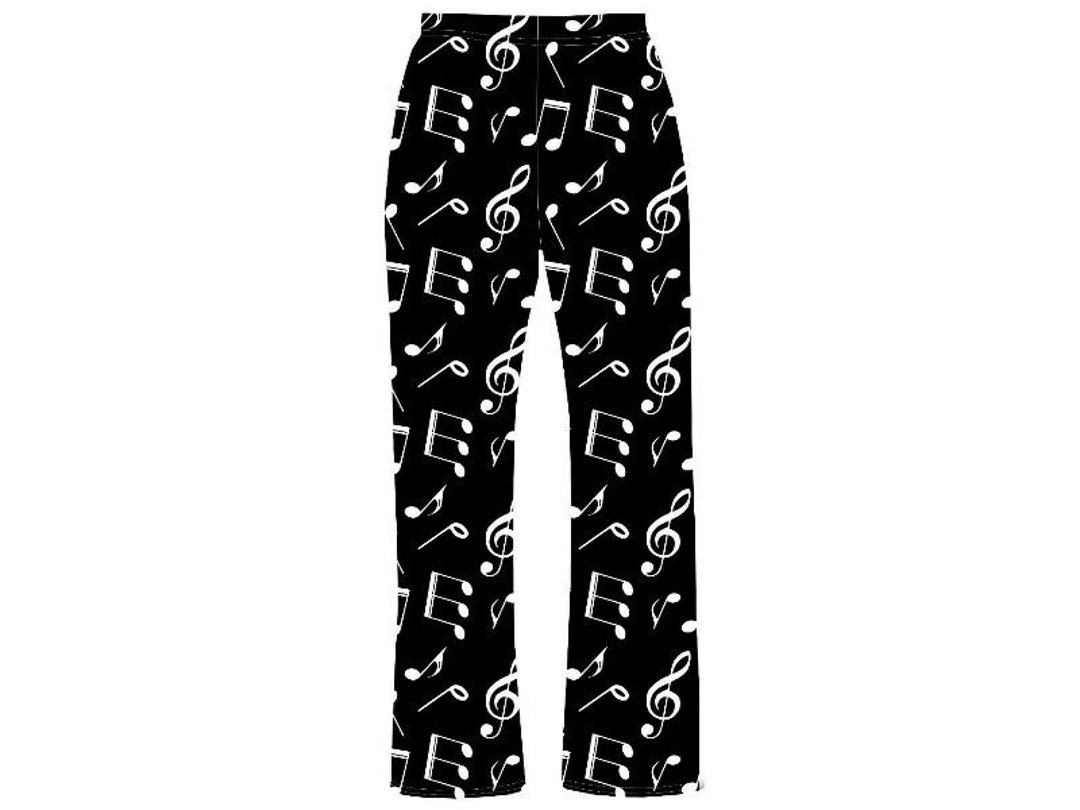 Unique Musical Notes Symbols Signs Print Loungewear Sleepwear Pyjama ...