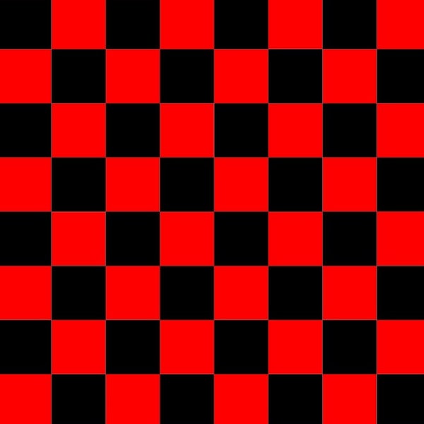 Red and Black Checker Board - Etsy