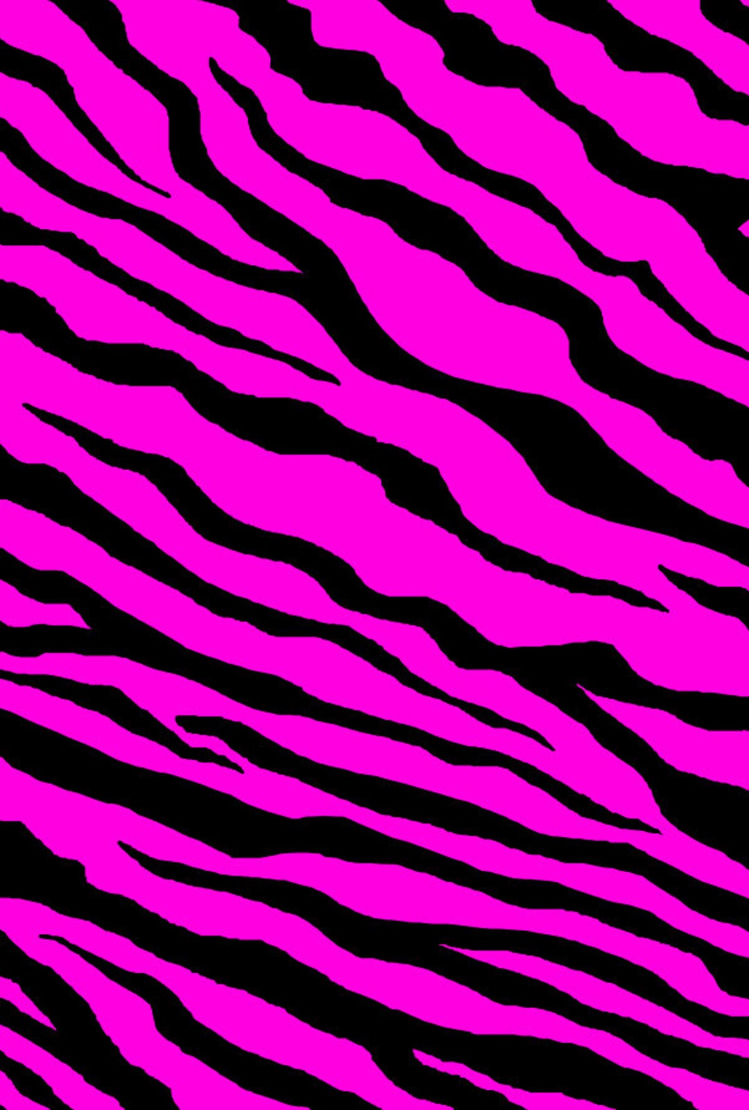 Neon Pink Zebra Print Wallpaper