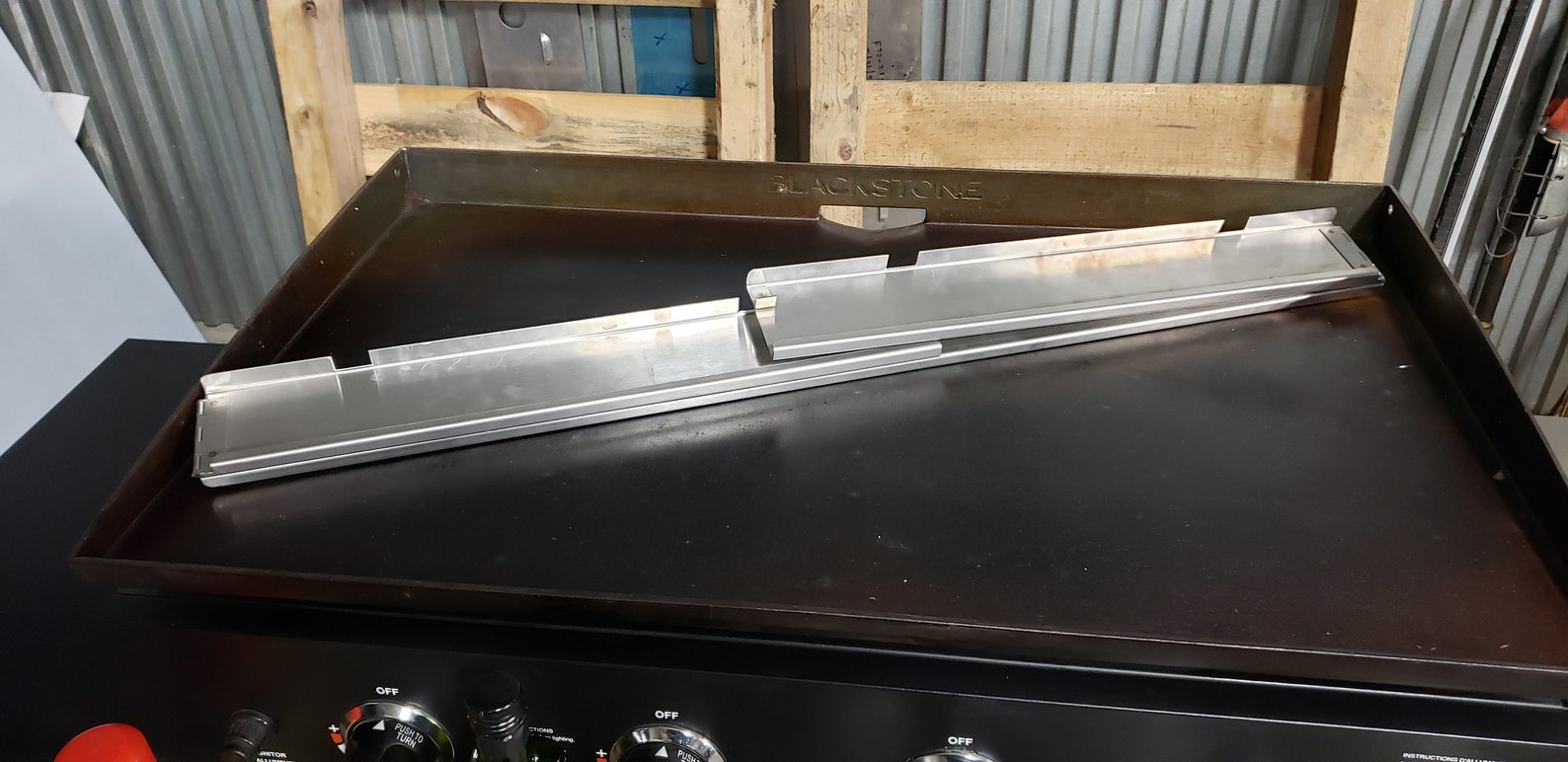 Wind Screen Fits 36" Blackstone Griddle-for Rear Drain Griddle - Etsy