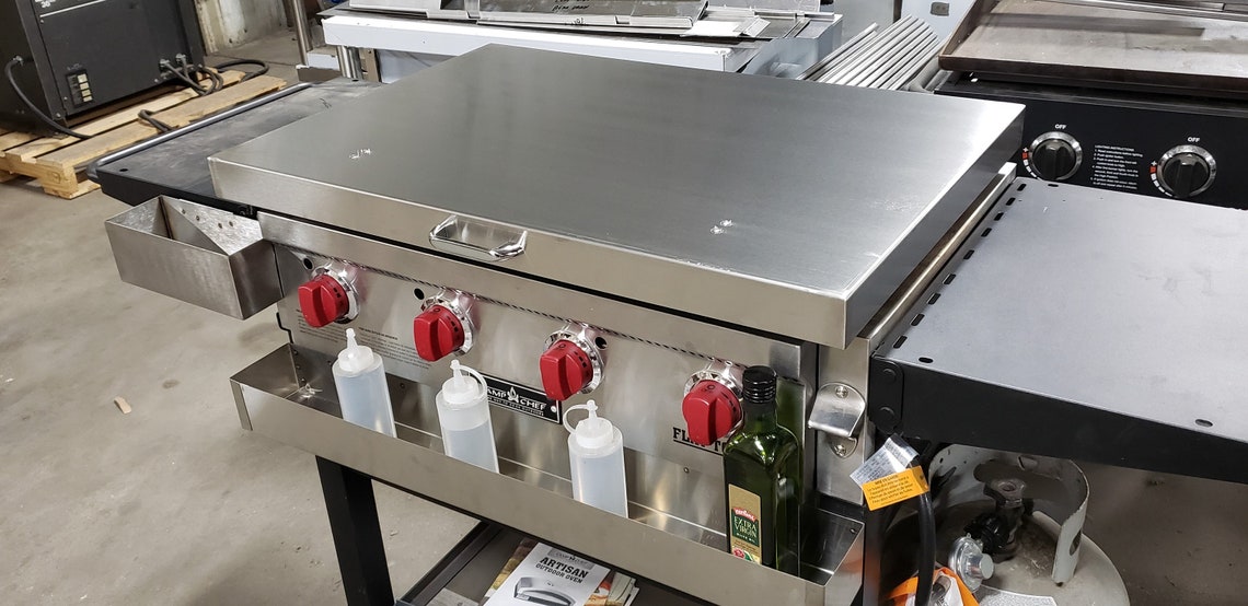 Camp Chef FTG 600 Griddle Cover & Bottle Tray - Etsy