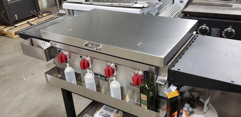 Camp Chef FTG 600 Griddle Cover & Bottle Tray - Etsy