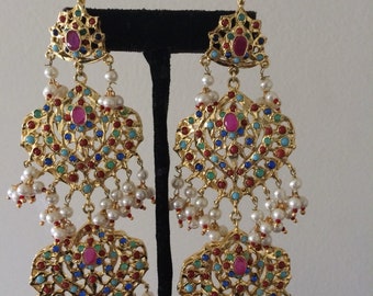 Punjabi earrings | Etsy