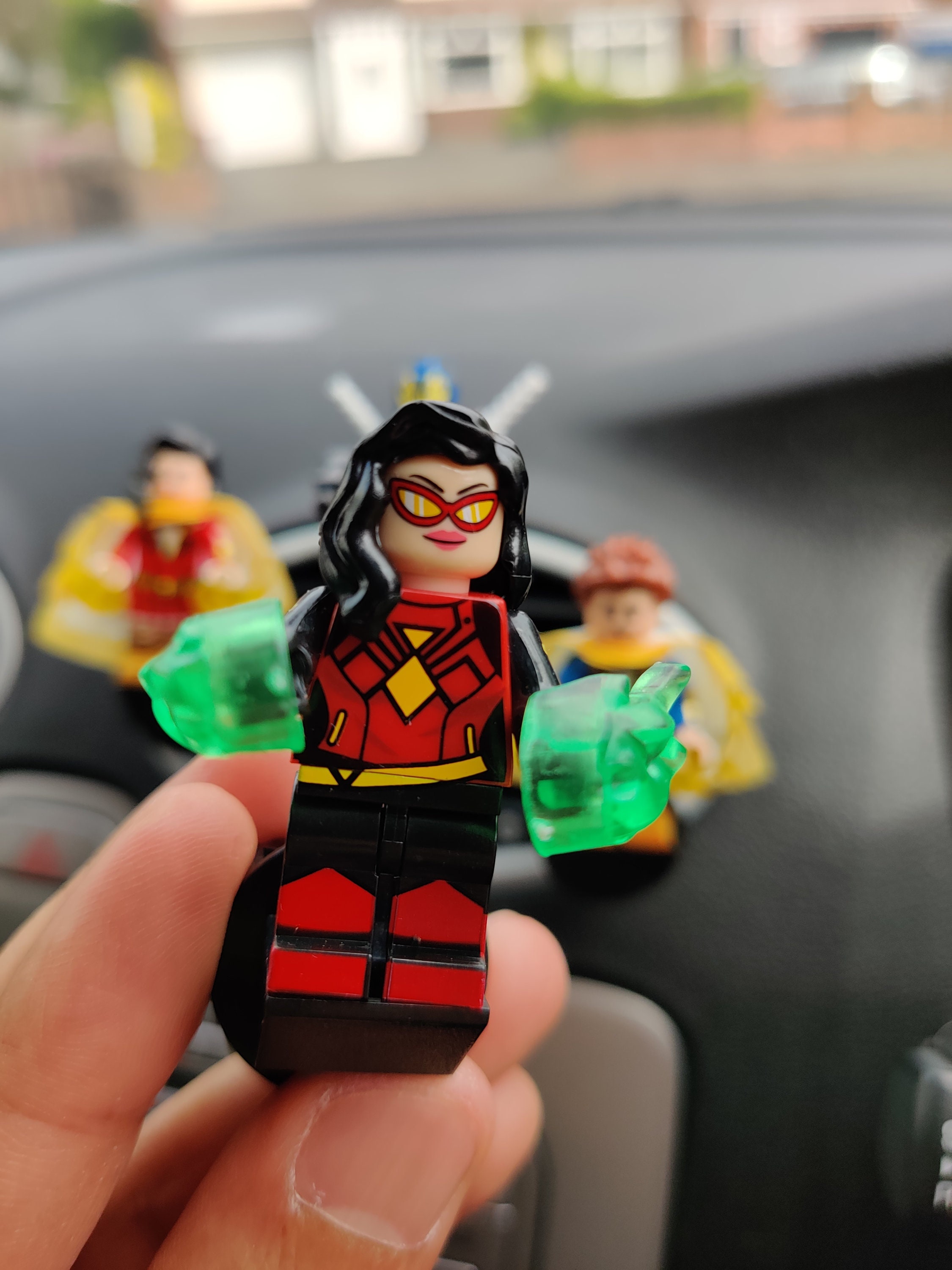 Spiderman 2099 Car Air Freshener Car Vent Mini Figures - Etsy