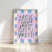 Playful Alphabet Art Print, Quirky ABC Poster for Kids Room - Etsy