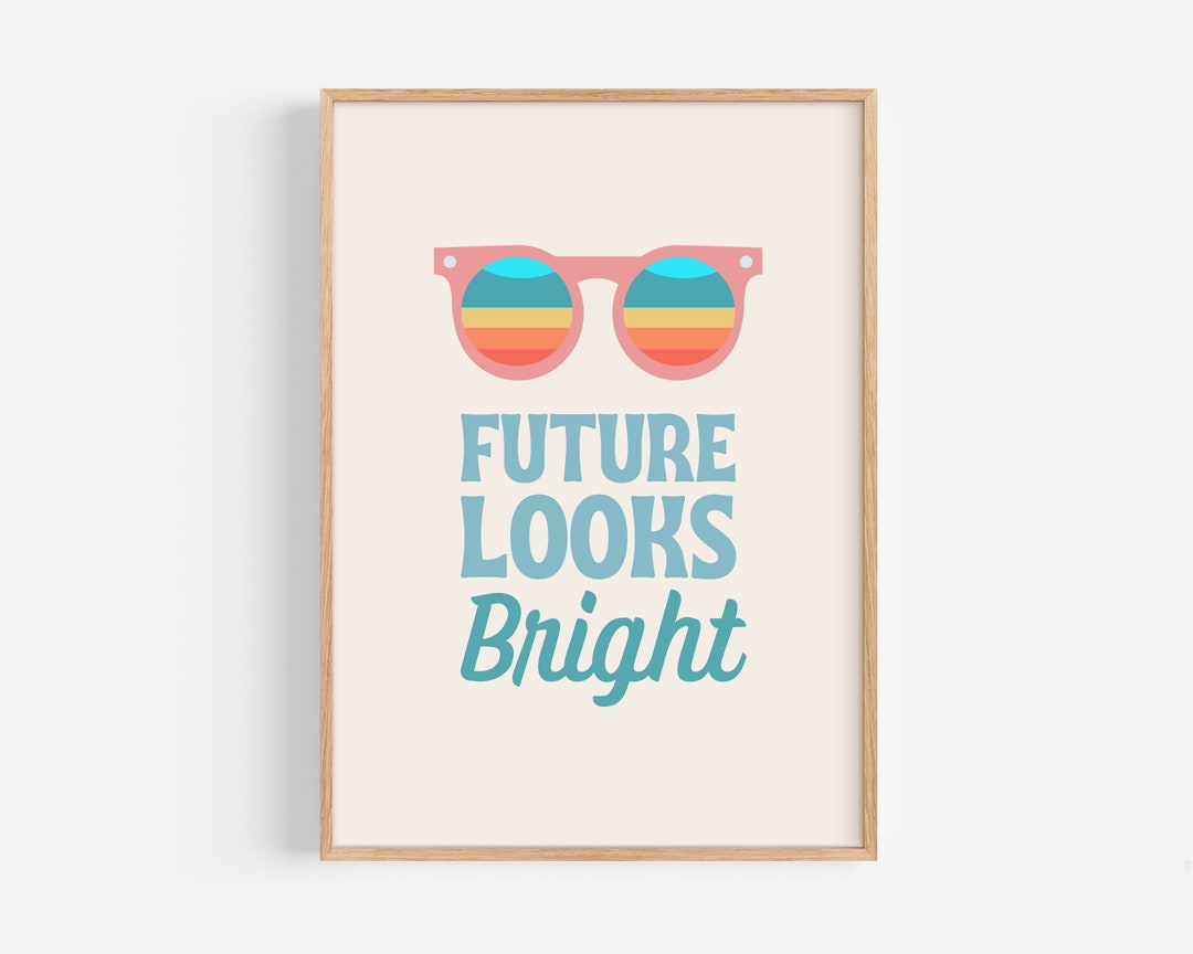 Colorful Kids Print, Good Vibes, Cheerful Playroom Poster, Cute Rainbow ...