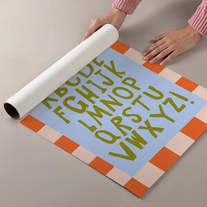 Playful Alphabet Print for Kids - Bright and Quirky Wall Art for ...