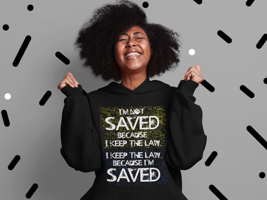 Because I'm Saved, Hebrew Israelite Clothing, Unisex Hoodie, Men, Women ...