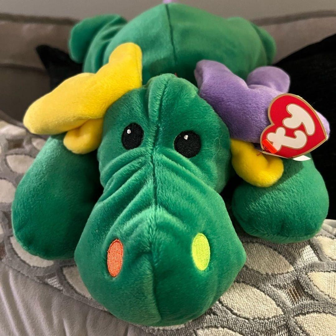 Vintage 1998 Ty Pillow Pals Antlers NWT - Etsy