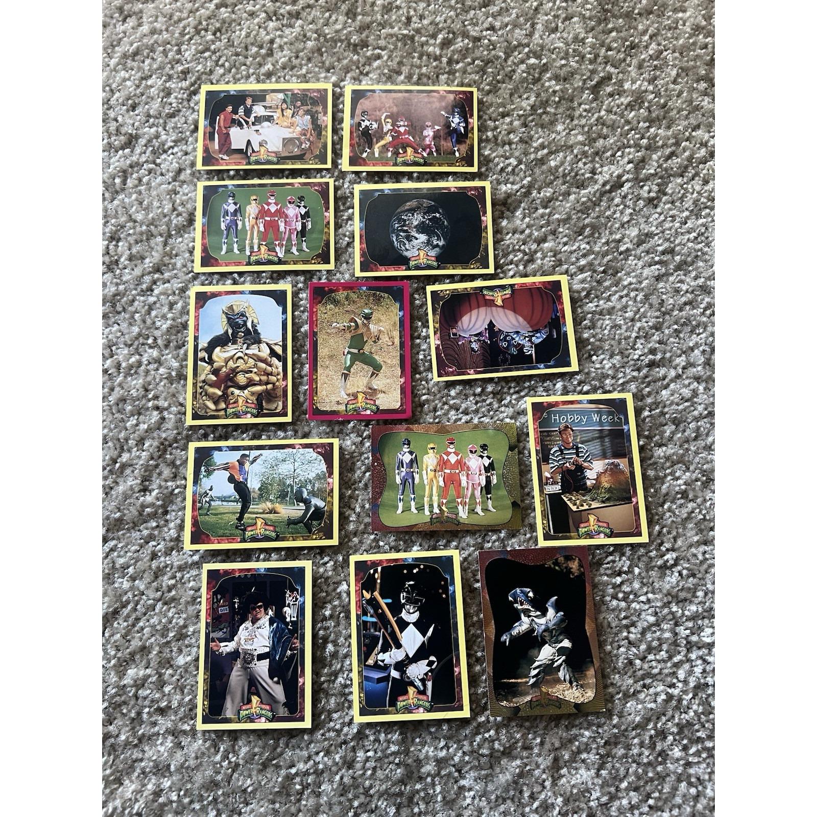 1994 Mighty Morphin Power Rangers Card Lot 13 Cards - Etsy
