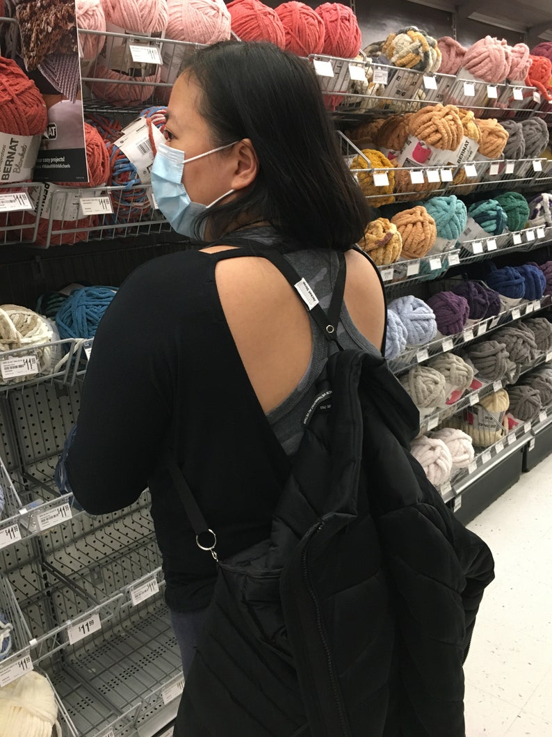 Jacket Strap - Hands Free Jacket Carrier - Black - Etsy