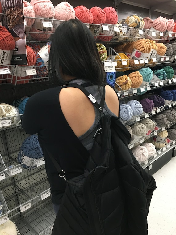 Jacket Strap Hands Free Jacket Carrier Black - Etsy