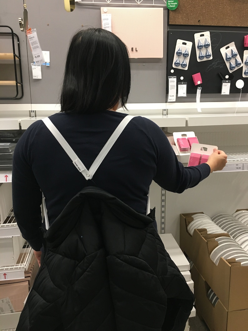 Jacket Strap - Hands Free Jacket Carrier - White - Etsy