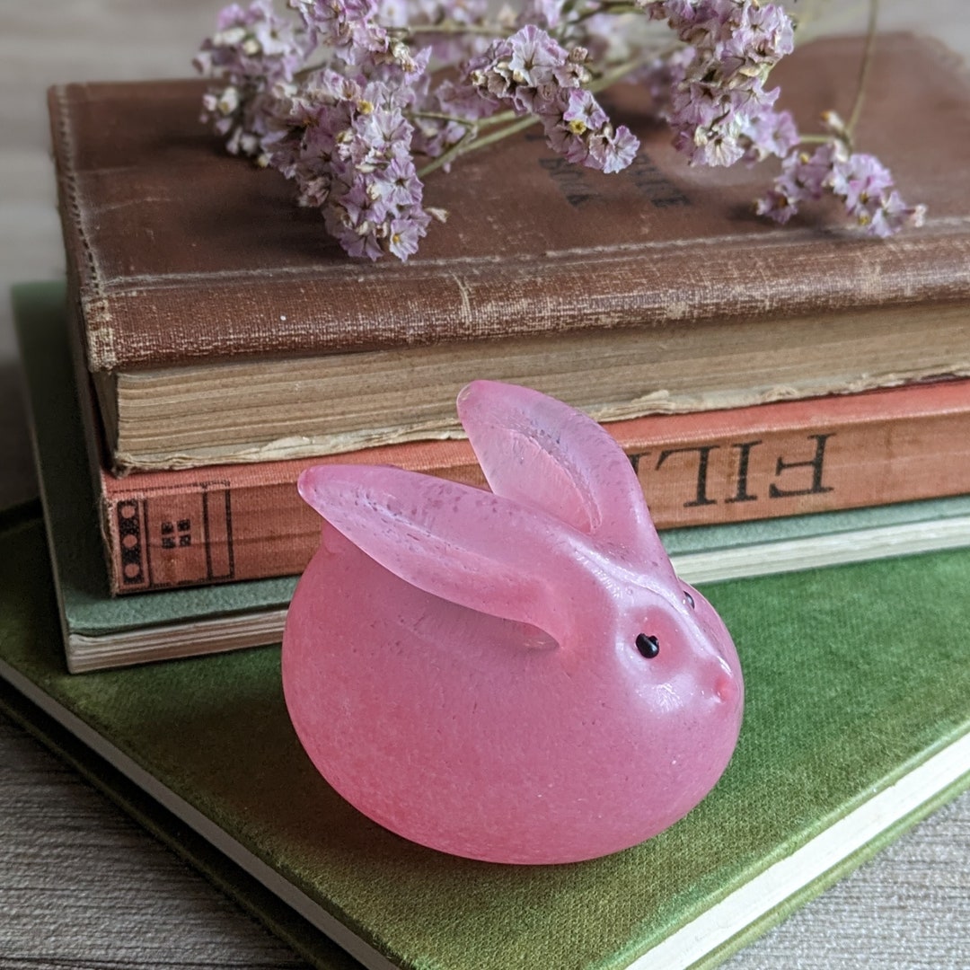Hand Blown Glass Rabbit Ornament - Etsy