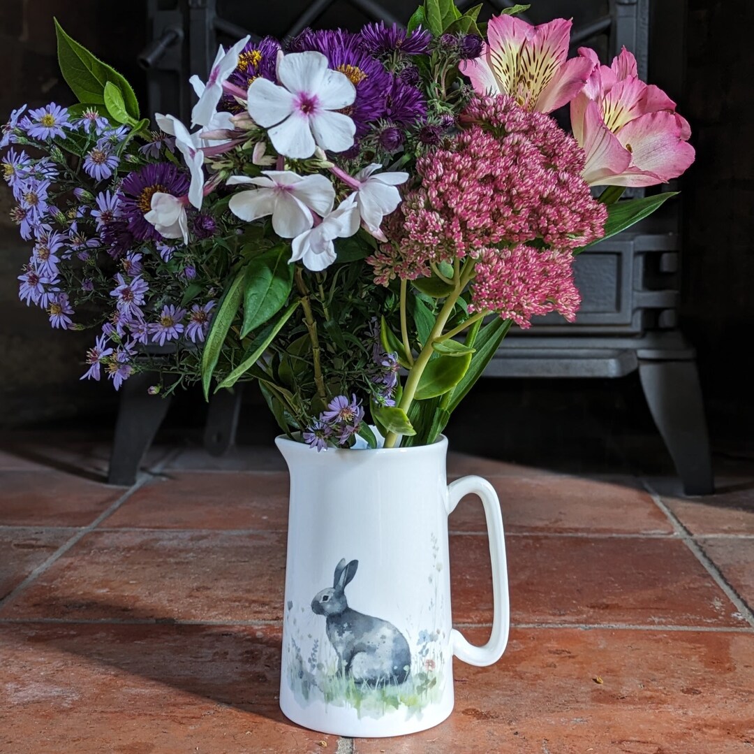 Rabbit 1 Pint Jug - Rabbits, Rabbit Lover, Rabbit Gifts, Bunny Lover ...