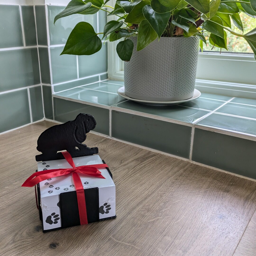 Rabbit Note Block Holder (lop), Desk Tidy, Rabbit Gifts, Rabbit ...