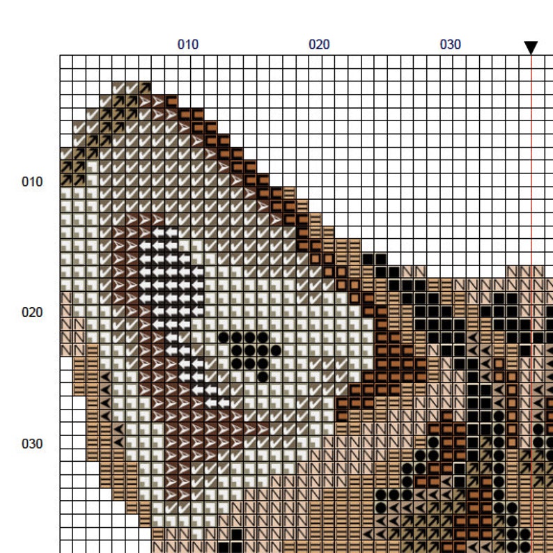 Coyote Modern Counted Cross Stitch Pattern: Instant Digital - Etsy