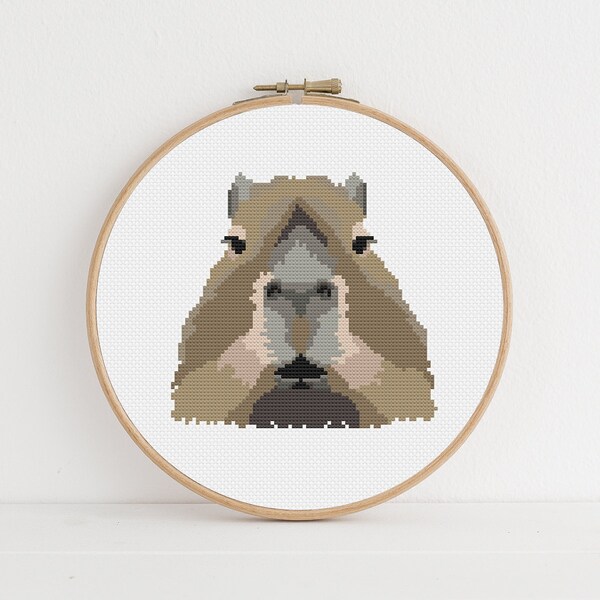 Capybara Cross Stitch - Etsy