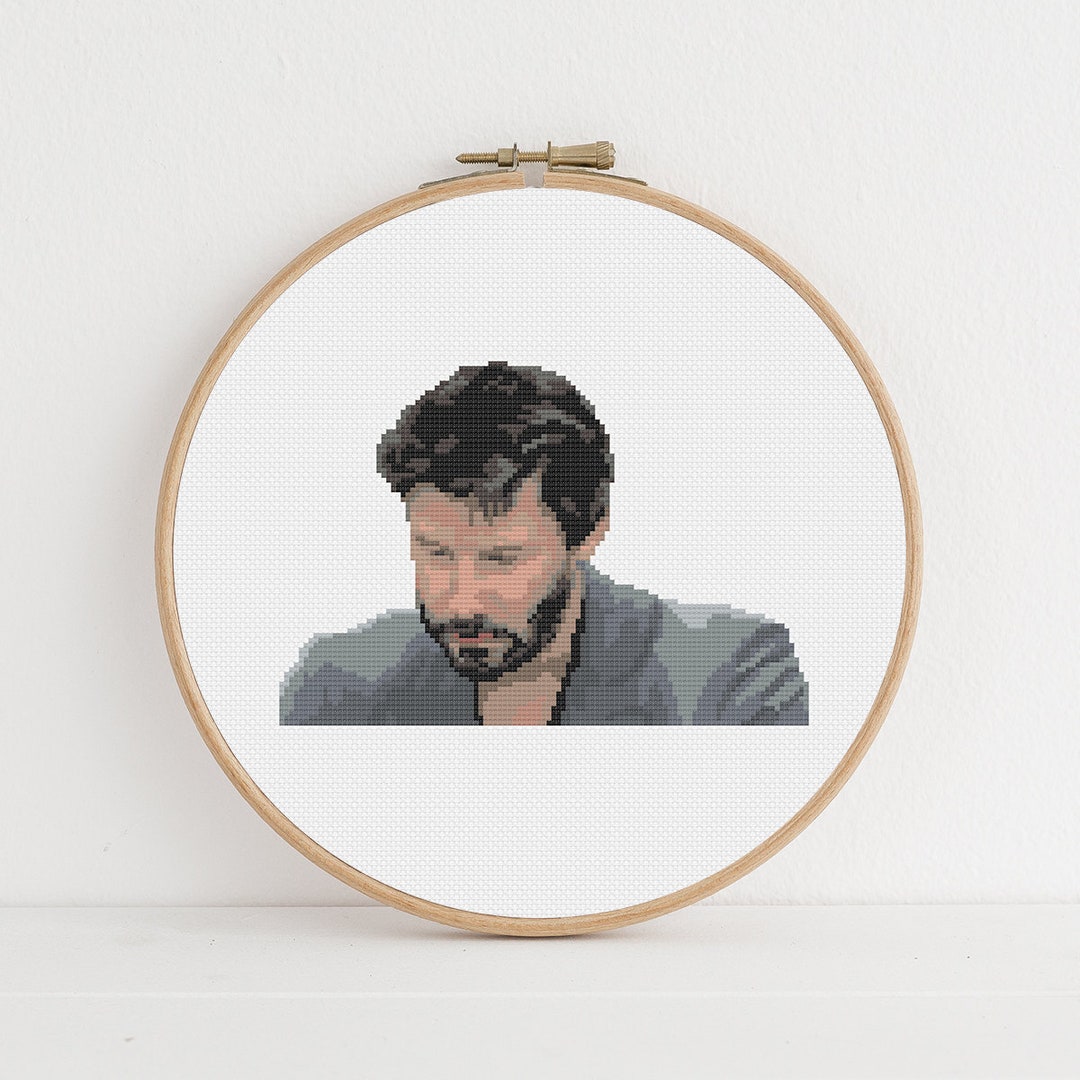 Sad Keanu Reeves Counted Cross Stitch Pattern: Instant Digital Download ...