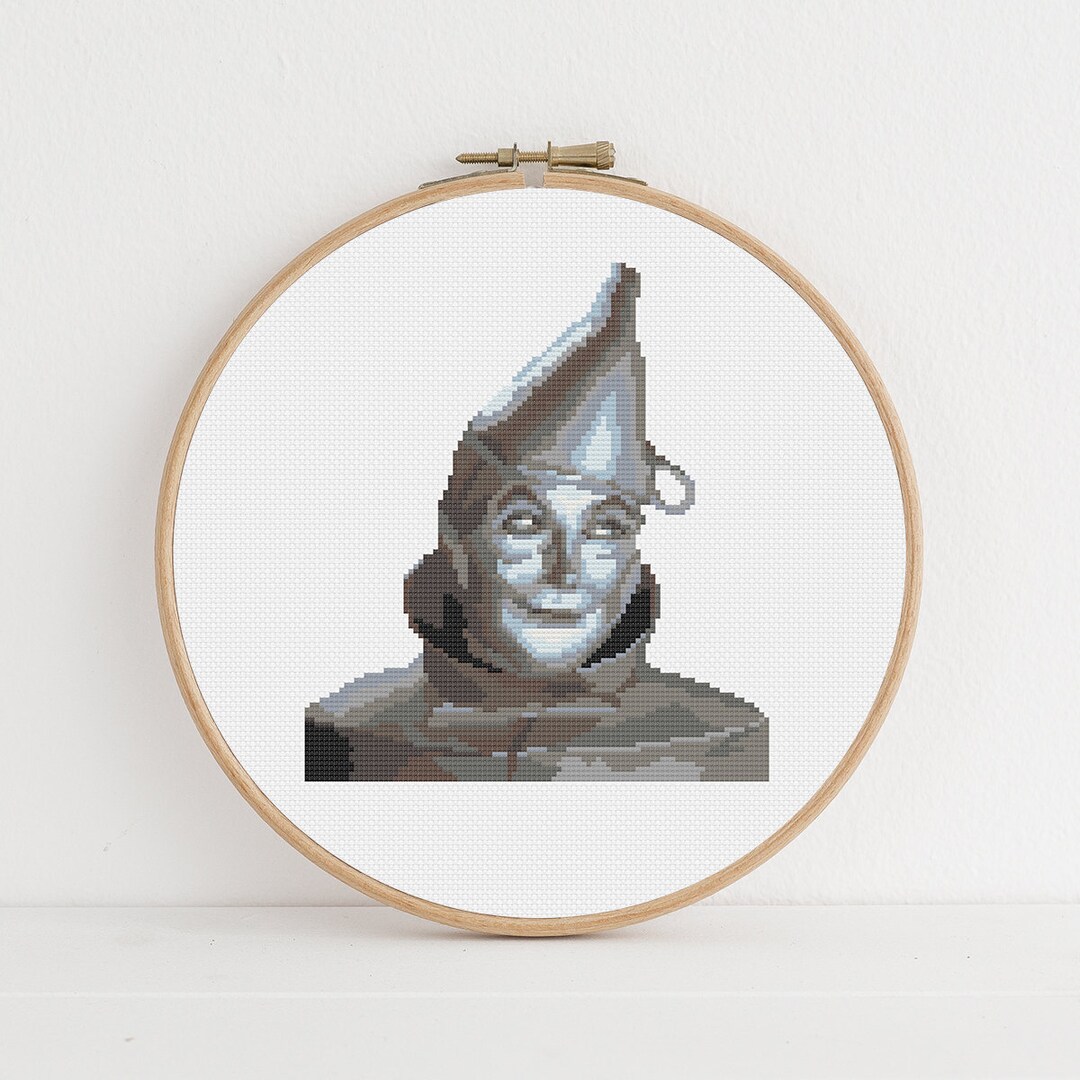 Tin Man / Wizard of Oz Modern Cross Stitch Pattern: Instant Digital ...