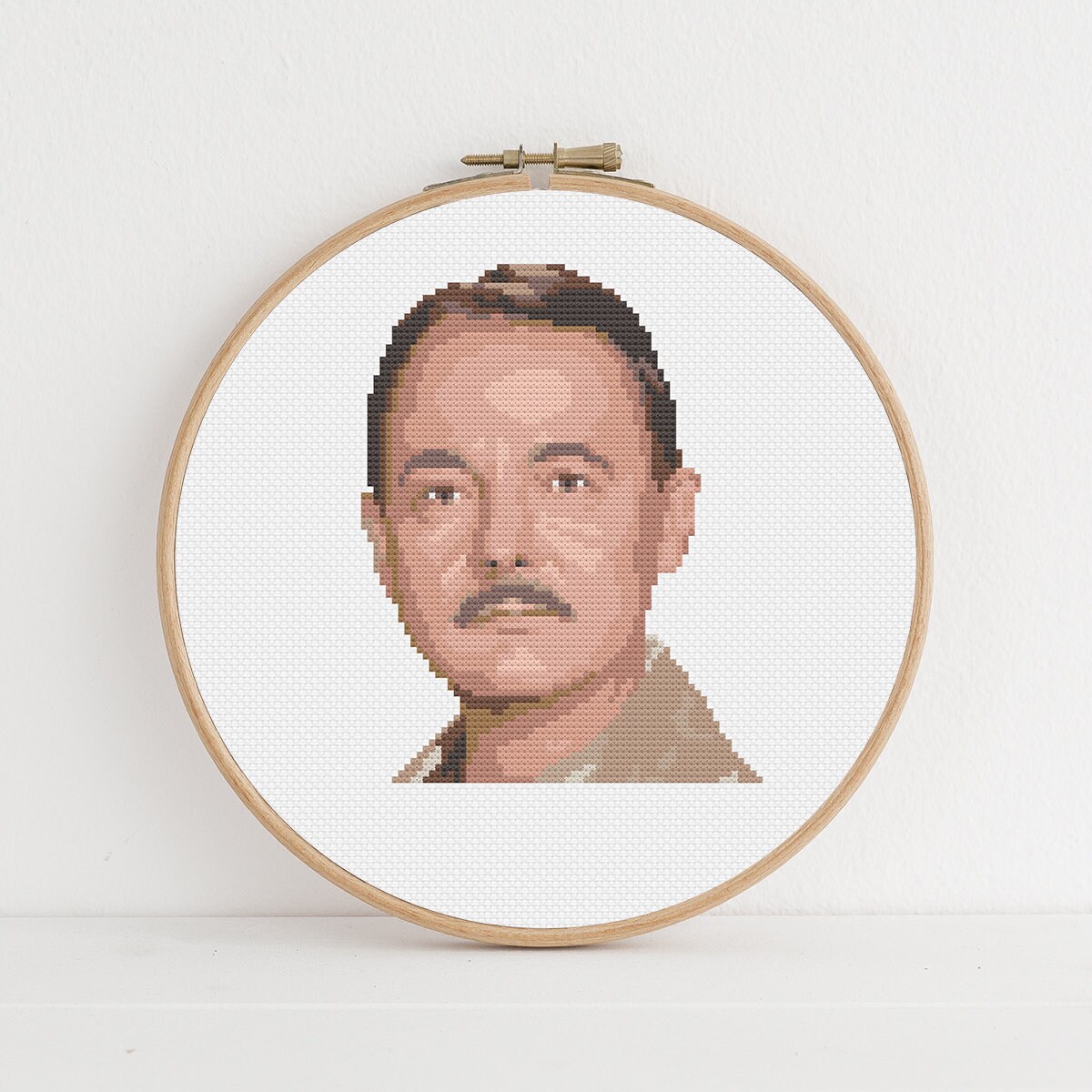 Magnum P.I. Cross Stitch Pattern featuring Tom Selleck & John | Etsy