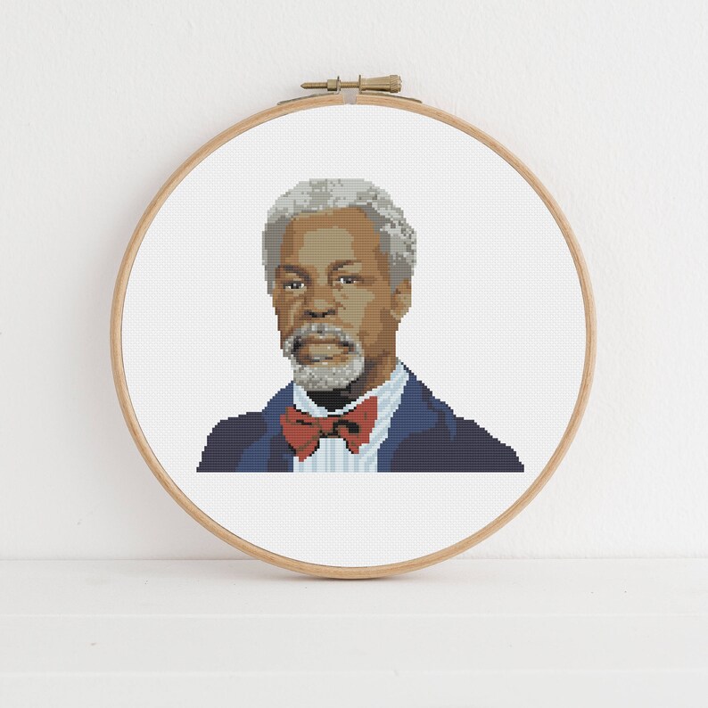 Danny Glover as Henry Sherman Modern Cross Stitch Pattern/ the - Etsy